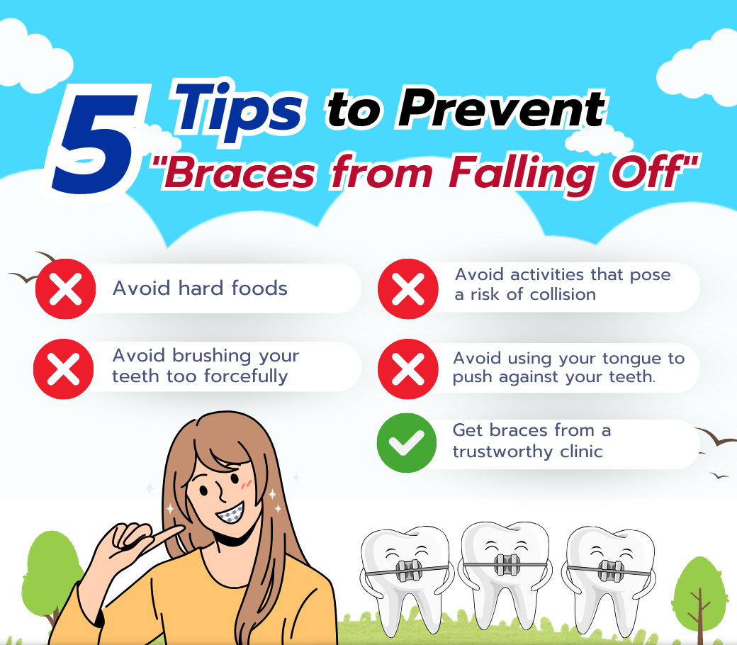5 Tips to Prevent "Braces from Falling Off" | Chiangmai Hospital | Tel ...