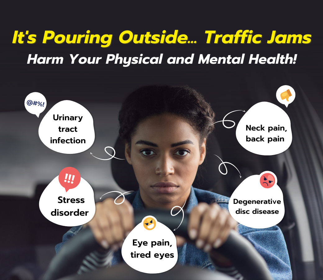 Traffic Jams Harm Your Physical and Mental Health! | Chiangmai Hospital ...