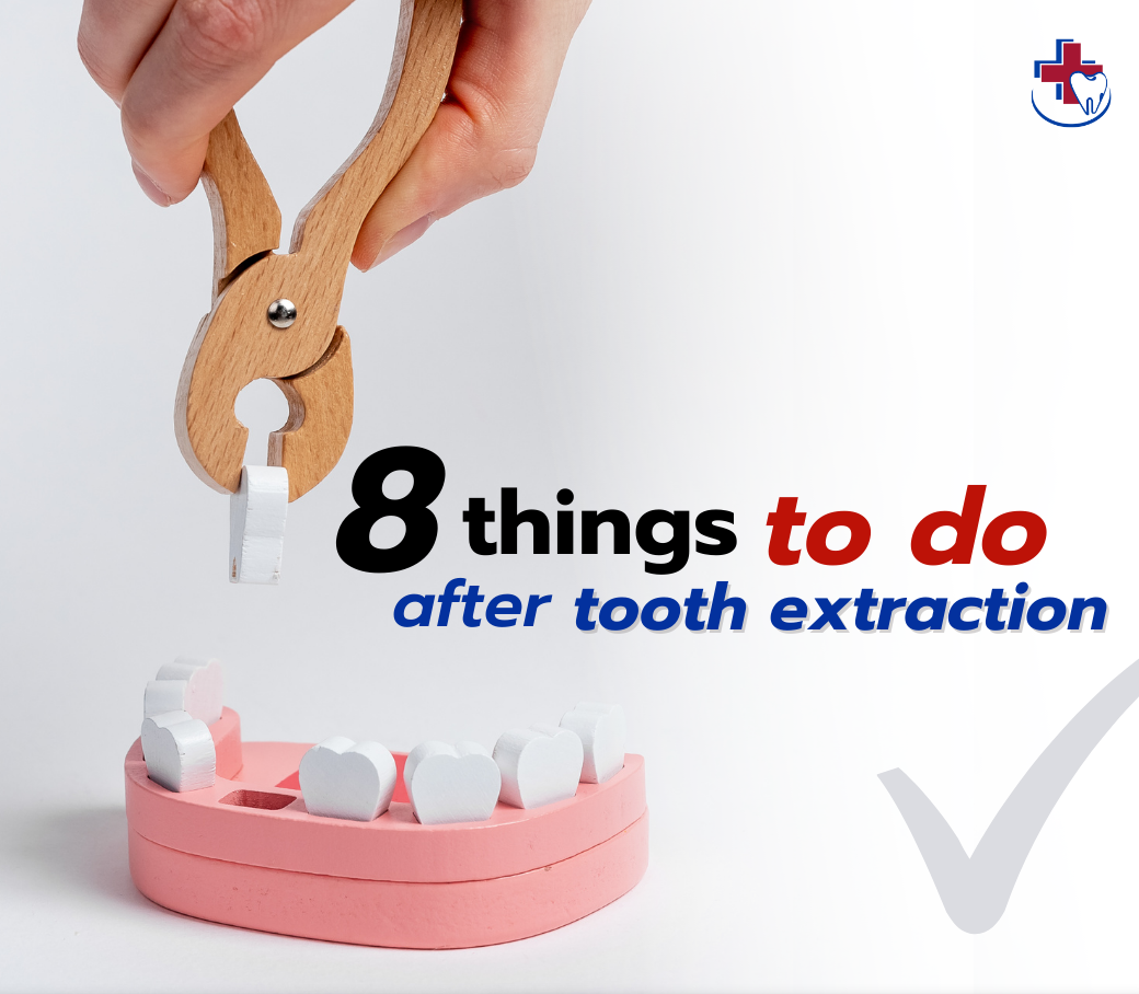 8 things to do after “tooth extraction” | Chiangmai Hospital | Tel ...