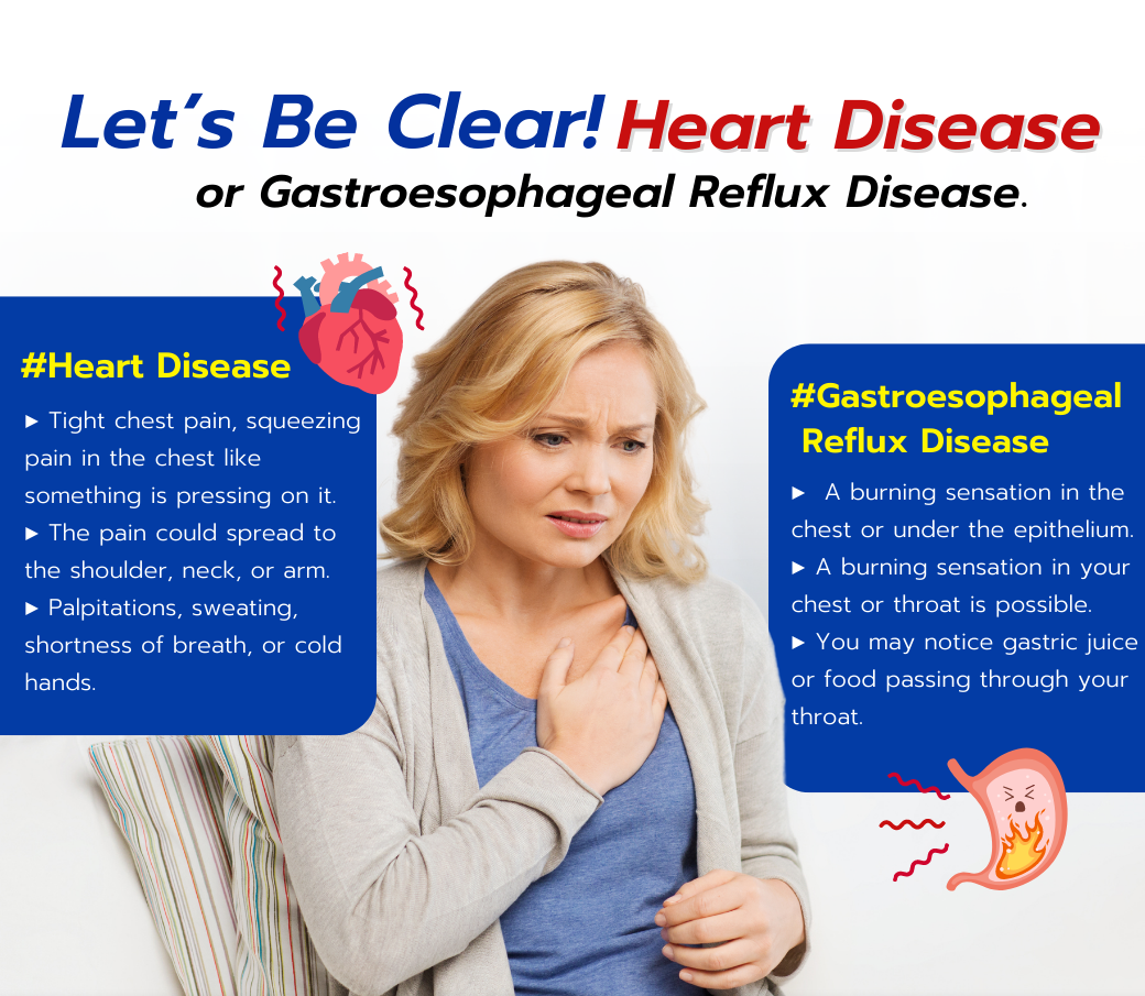 Heart Disease or Gastroesophageal Reflux Disease | Chiangmai Hospital ...